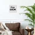 3drose, Keep Calm and Carry on - Classic Inspirational Quote, 15x15 ...