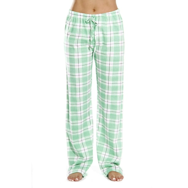 Just Love Womens Plaid Pajama Pants In 100 Cotton Jersey