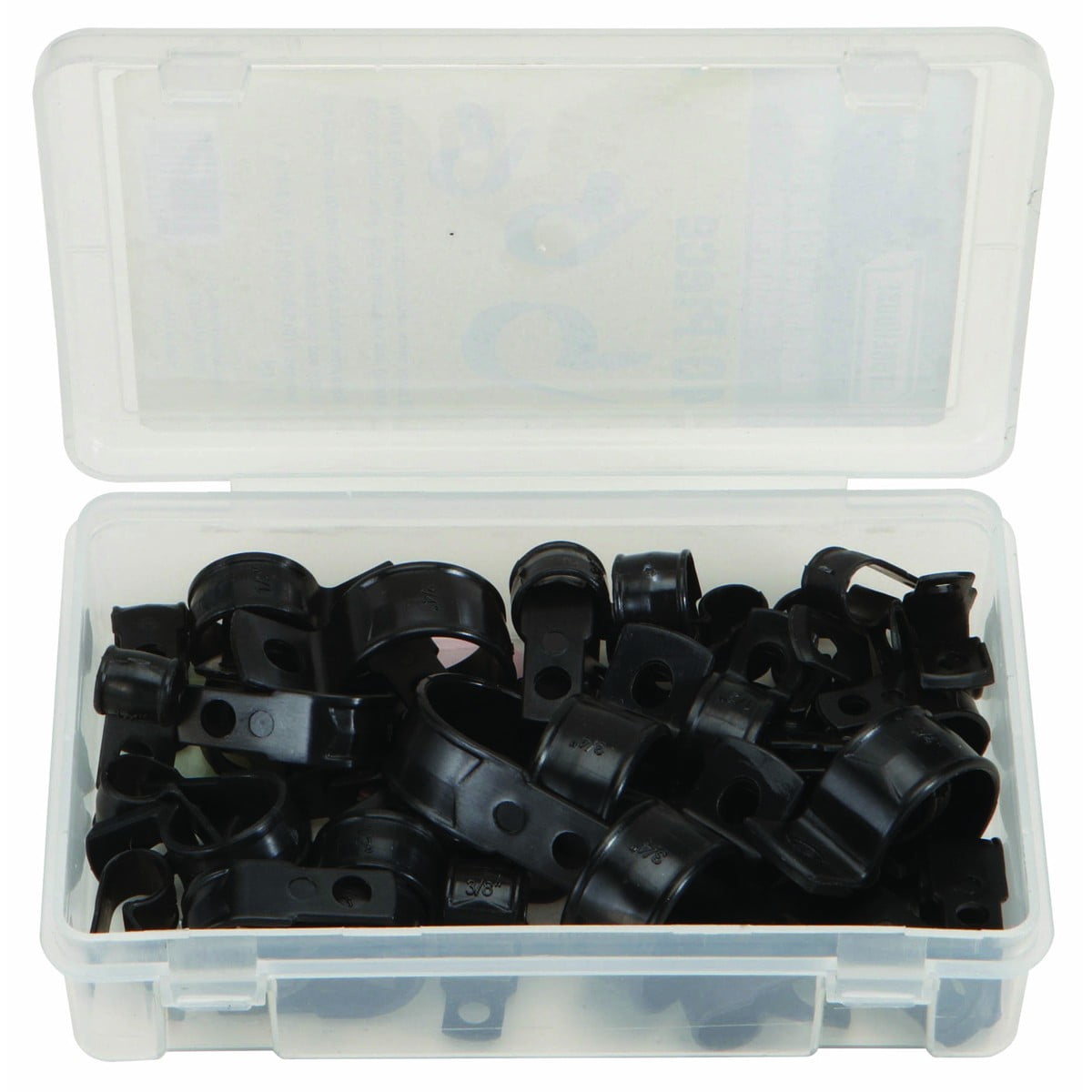 40 Pc Black Nylon Cable Clamp Set - Walmart.com