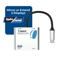 OREI SplitExtend HDMI Adapter, Dual Multiple Monitor Display, 3 Screens ...