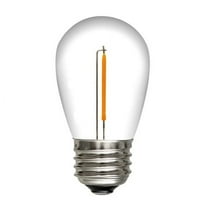 S14 Vintage Edison LED Patio Light Bulbs, Shatterproof Outdoor 0.7W ...