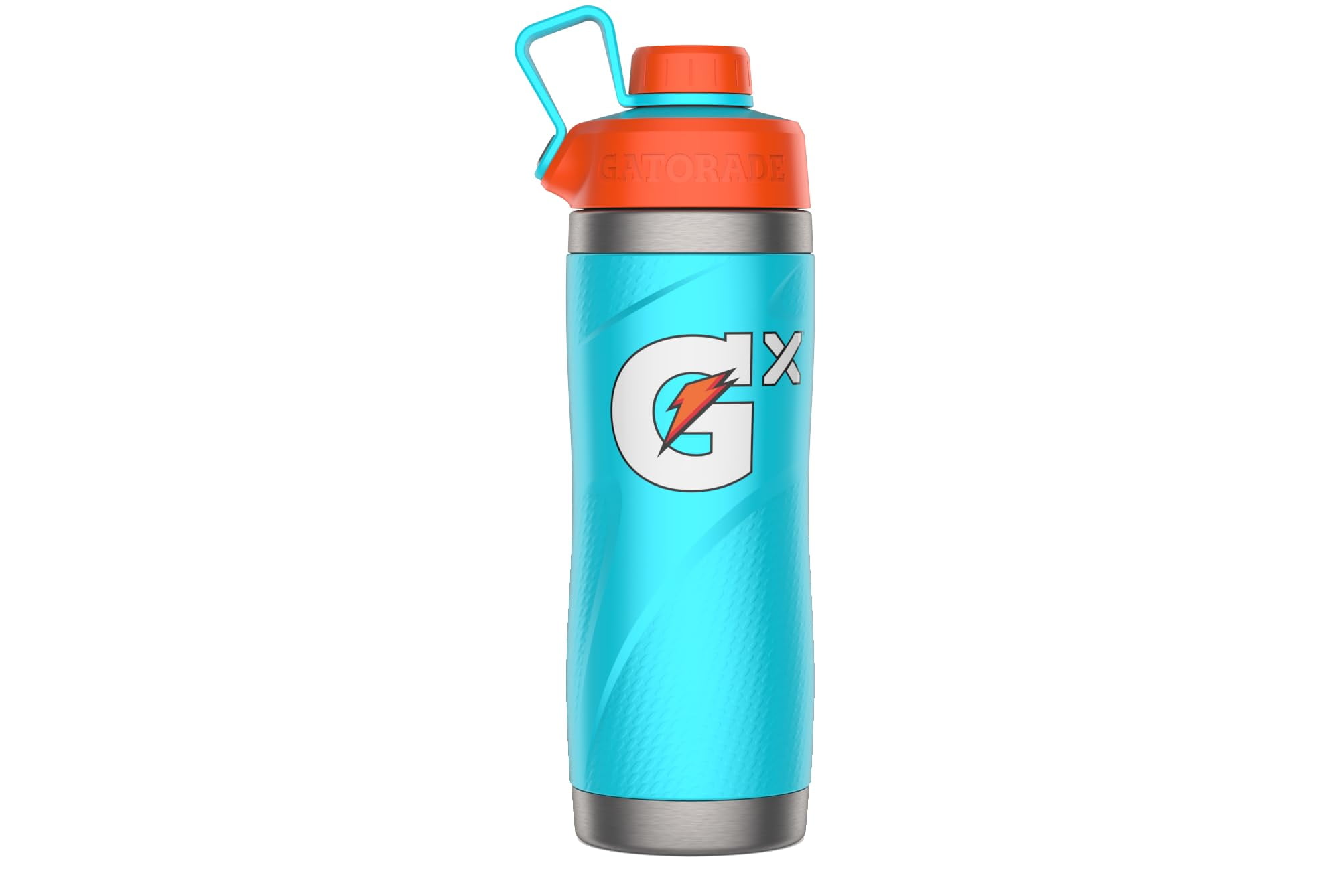 Botella Gatorade Gx de acero inoxidable 946 ml, color azul neón ...