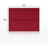 A2 Invitation Envelopes (4 3/8 x 5 3/4) - Garnet (50 Qty.) - Walmart.com