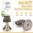 24 Bronze Metal Table Number Holders for Wedding Restaurant Birthday ...