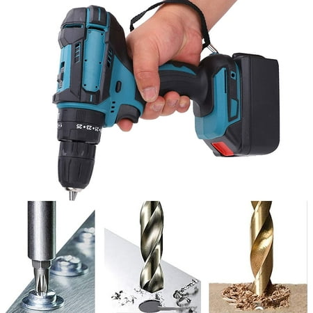 Power Tools Combo Kit Tool Set with 60pcs Accessories Toolbox and 16.8V ...