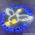 Glowneon Silly Goose On The Loose Club Neon Sign, Goose LED Sign ...