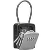 ORIA Waterproof Key Lock Box, Portable 4 Digit Combination Key Storage ...