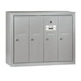 Salsbury Industries 3504SSU Vertical Mailbox, 4-Door, Locking, Wall ...