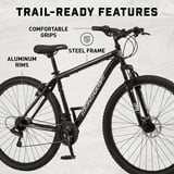 Mongoose Excursion Men's Mountain Bike, 29 inch wheels, 21 speeds ...