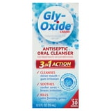 Gly-Oxide Liquid Antiseptic Oral Cleanser, 0.5 FL OZ HSA/FSA Eligible ...