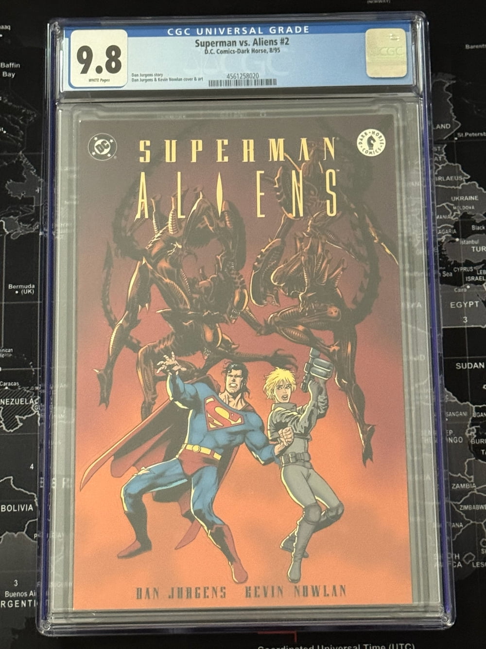 Superman vs. Aliens #2 - CGC 9.8 Comic Book - Walmart.com