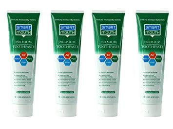 Smart Mouth Premium Zinc Ion Toothpaste, 6 oz (4-Pack) - Walmart.com ...