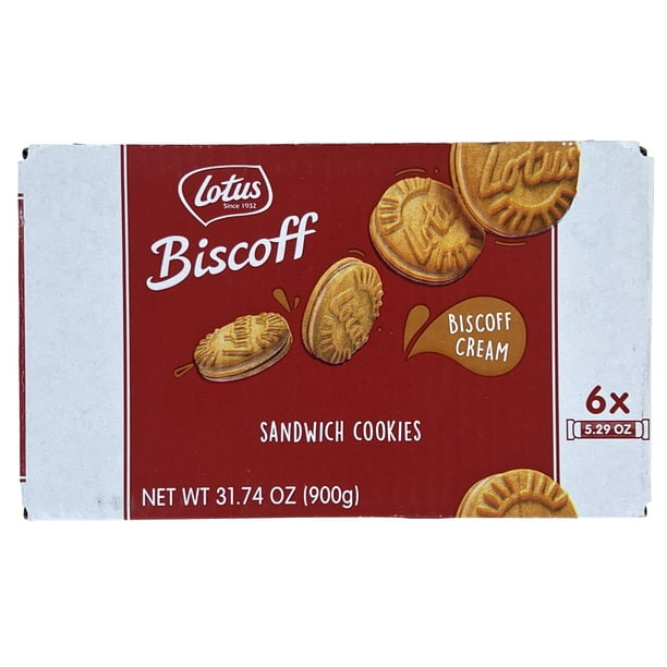 Lotus Biscoff Sandwich Cookies, 31.74 Ounce (90 Count) - Walmart.com