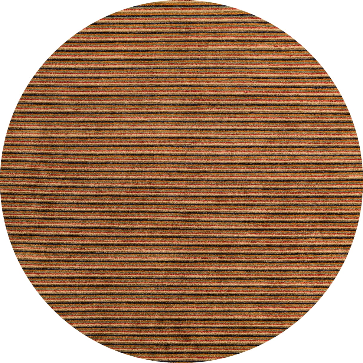 Ahgly Company Indoor Round Abstract Chocolate Brown Abstract Area Rugs ...