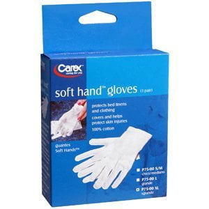 Soft Hands Infection Control Gloves Cotton White Hemmed Cuff NonSterile ...