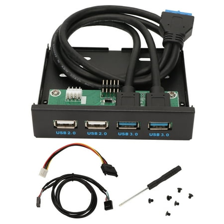3.5 Inch Front Panel USB Hub, Wide Compatibility Safe Front Panel USB3 ...