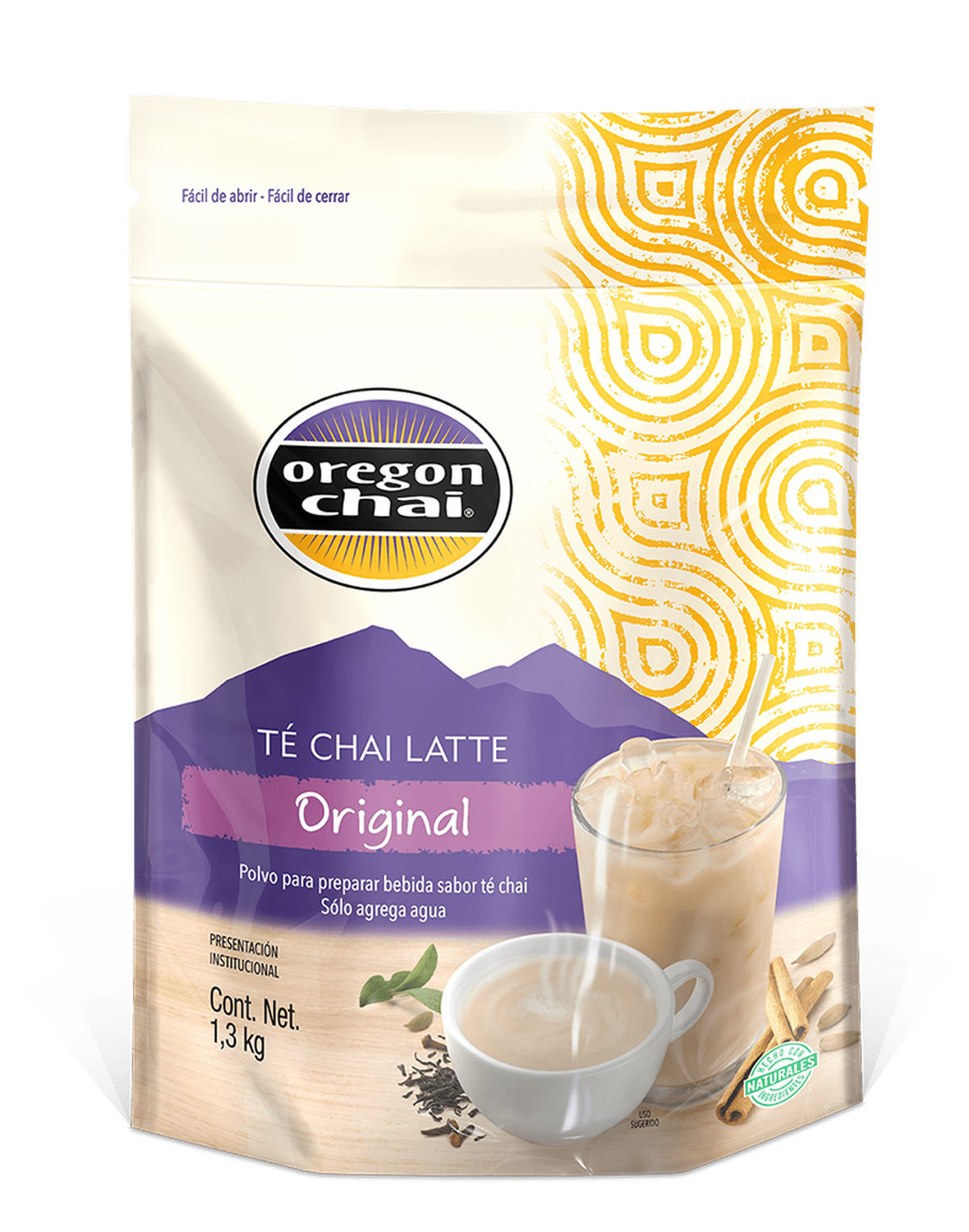 Té Chai Sabor Original Marca Oregon Chai, Bolsa 1.3 Kg Oregon Chai ...