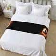 Bed Runner Flame Soccer Bedding Scarves Soft Decorative Bed Flag Sports ...