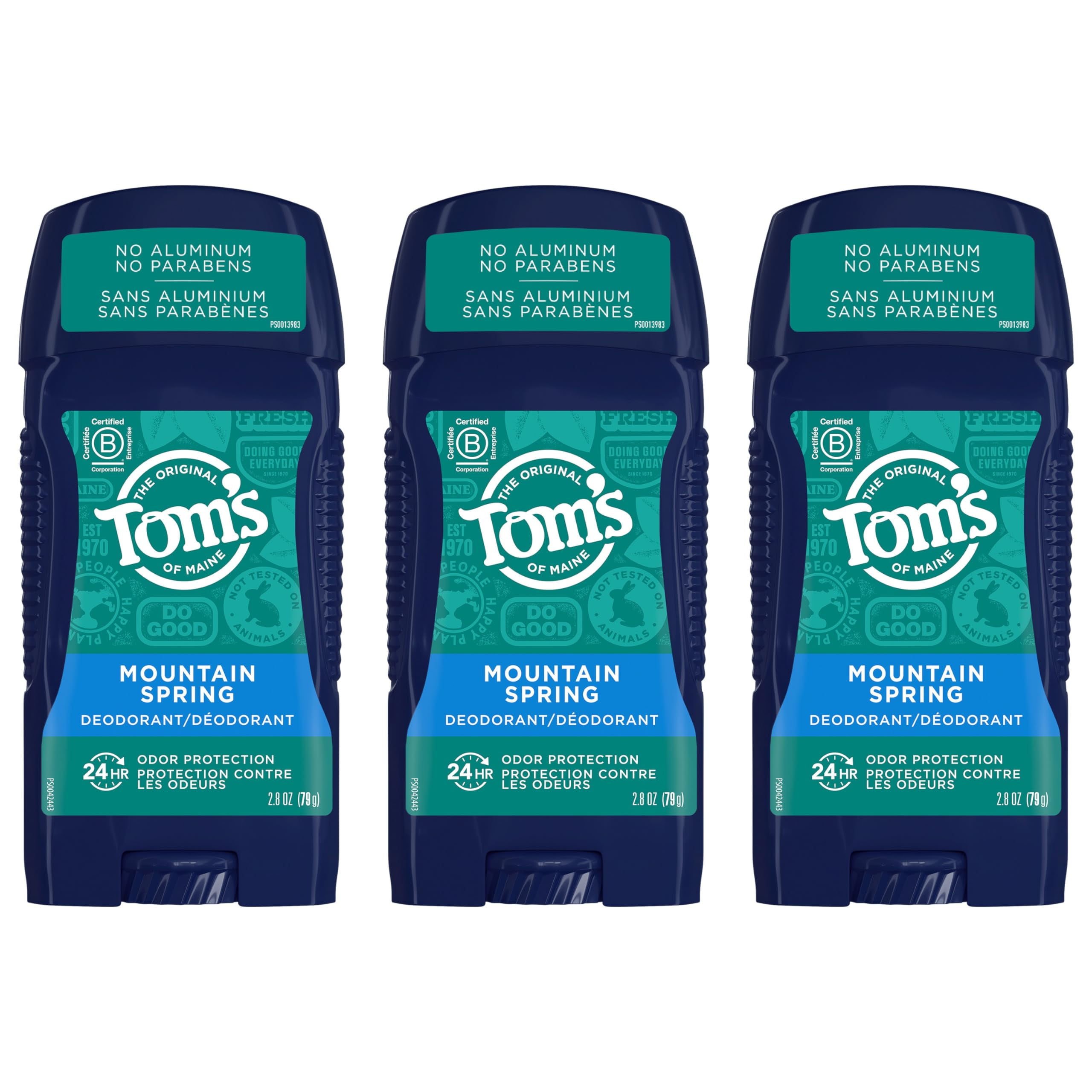 Desodorante Tom's of Maine Natural para hombre Mountain Spring, 80 ml ...