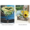 Tssuoun 6pcs Rectangle Wet Floral Foam Round Flower Arrangement Kit ...