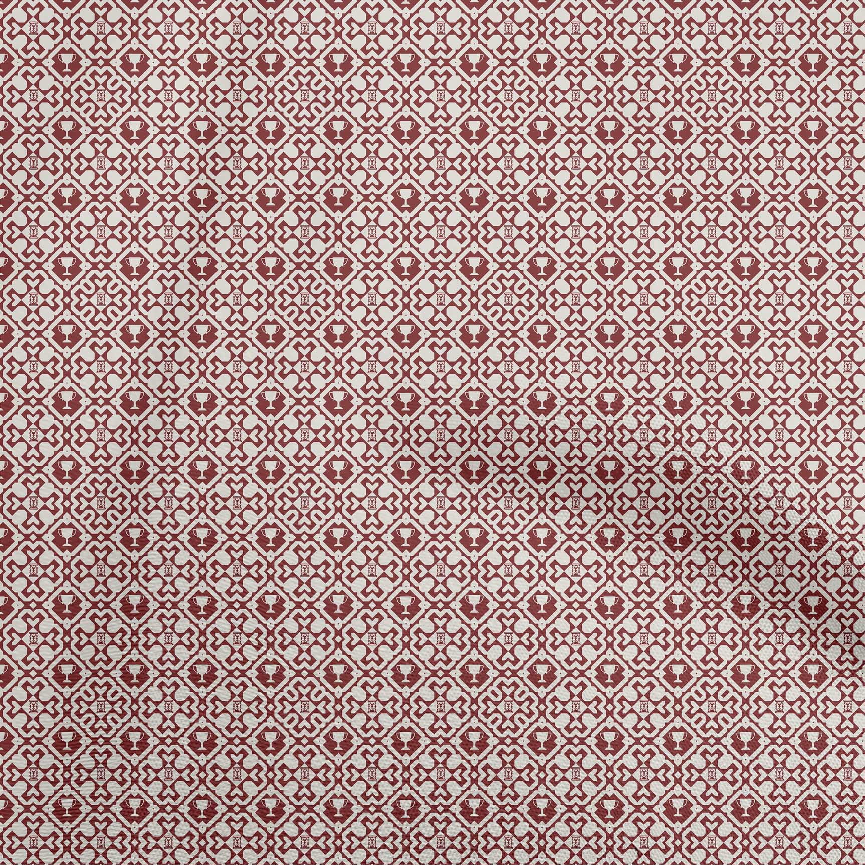 oneOone Silk Tabby Maroon Fabric Asian Block Diy Clothing Quilting ...