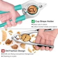 Nut Crackers for All Nuts Heavy Duty Walnut Cracker with Plier for Easy ...