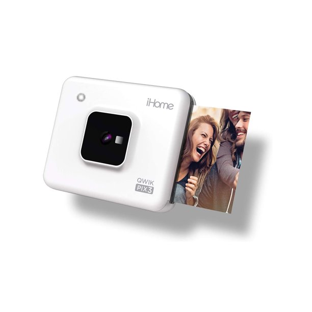 iHome Square 2-in-1 Instant Print Camera + Printer, Square 3x3 inch ...
