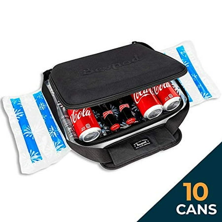 BevPod Ultra Slim Cooler - Leak-Proof 3 x 11 x 14 Small Cooler for 10 ...