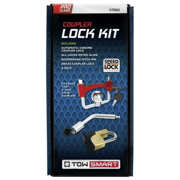TowSmart 7277 Pro Class High Visibility Chrome Coupler Lock - Walmart.com