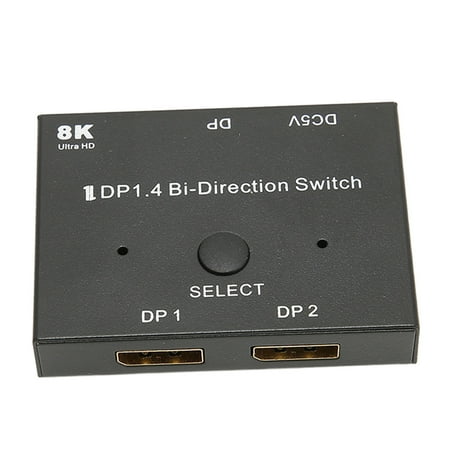 Displayport Switch, 32.4Gbps Bidirectional 1080P Displayport 1.4 Switch ...
