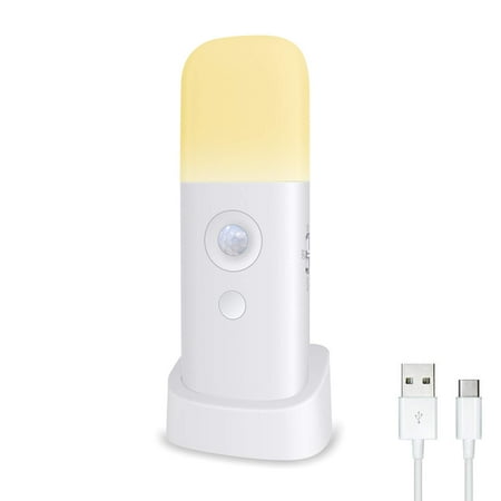 Kids Night Light, Motion Sensor Lamp, Adjustable Brightness, Portable ...