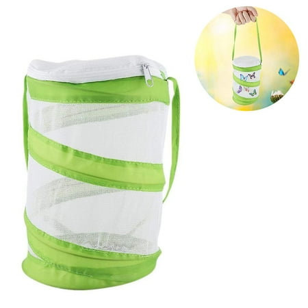 Butterfly Habitat Insect Cage - Round Pop Up Mesh,14x18cm,green ...
