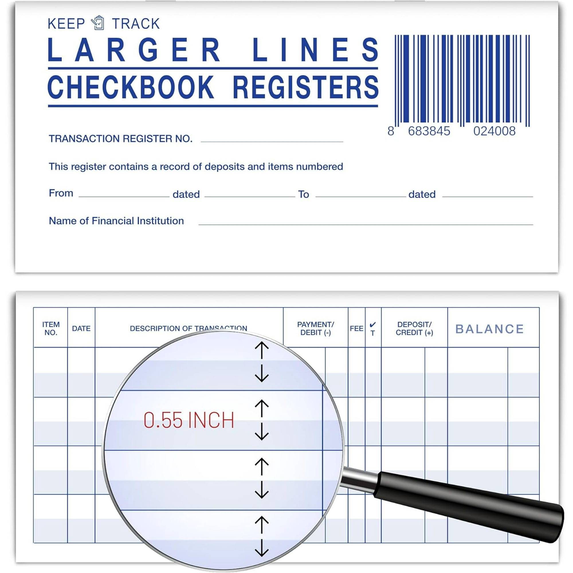 Click here for Laicaiw 10 Pcs Larger Lines Check Registers For Pe... prices