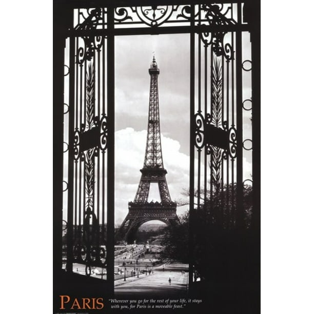 Paris-Moveable Feast Laminated Poster (24 x 36) - Walmart.ca