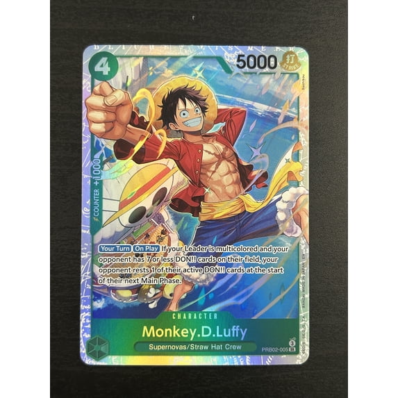 2024 Bandai One Piece Card Game Premium Booster The Best PRB-01 Monkey ...