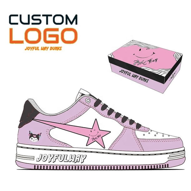 Zapatillas bajas personalizadas de diseñador baped para mujer, zapatos ...