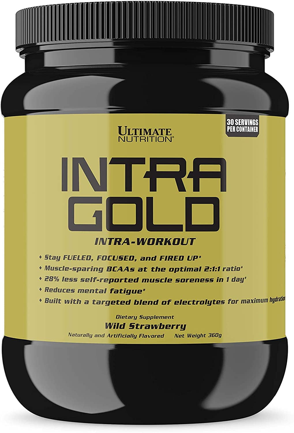 Ultimate Nutrition Intra Gold Workout Energy Supplement-30 Servings ...