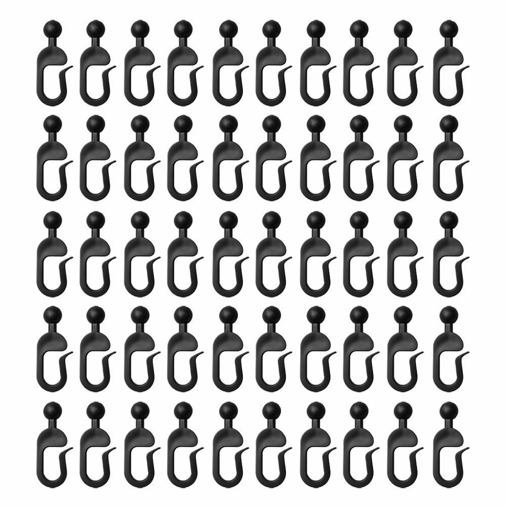Click here for Wbxfbo 50pcs Plastic Hooks For Gazebo Curtains And... prices