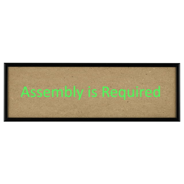 Quadro Frames 5x15 inch Contemporary Picture Frame Kit, Black P375-3/8 ...