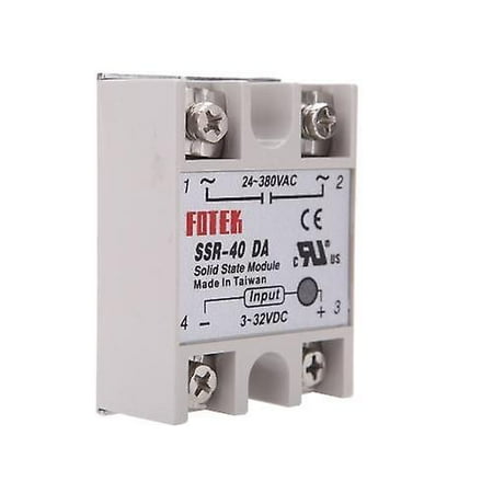 24V-380V 40A SSR-40 DA Solid State Relay Module for PID Temperature ...