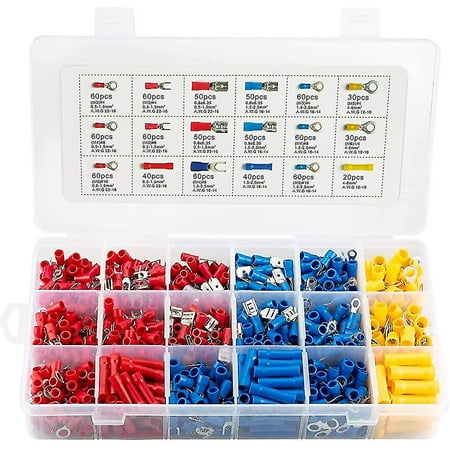 1200 Cable Lug Set Electrical Connectors Cable Lugs Flat Plug Crimp ...