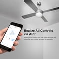 SONOFF iFan04-H Wi-Fi Smart Ceiling Fan with Light Remote Control Kit ...
