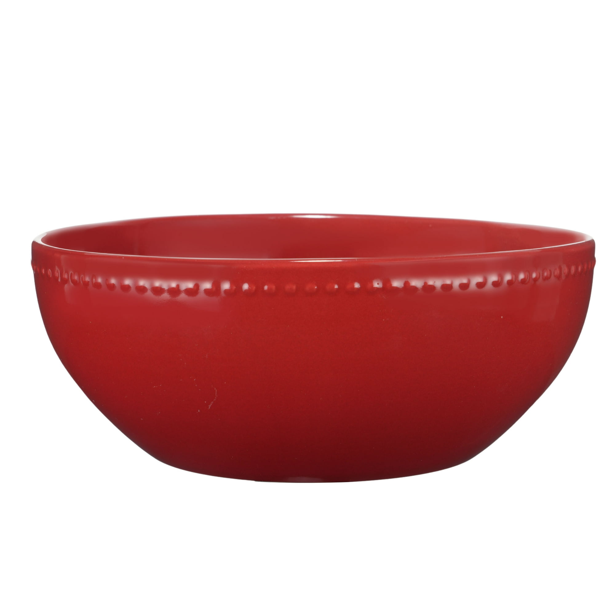 Click here for Mainstays 9in Brynn Red Stoneware Serve Bowl prices