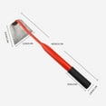Meggemo Mini Garden Hoe Hollow Hoe Tool Sturdy Manual Hoe for Weeding ...