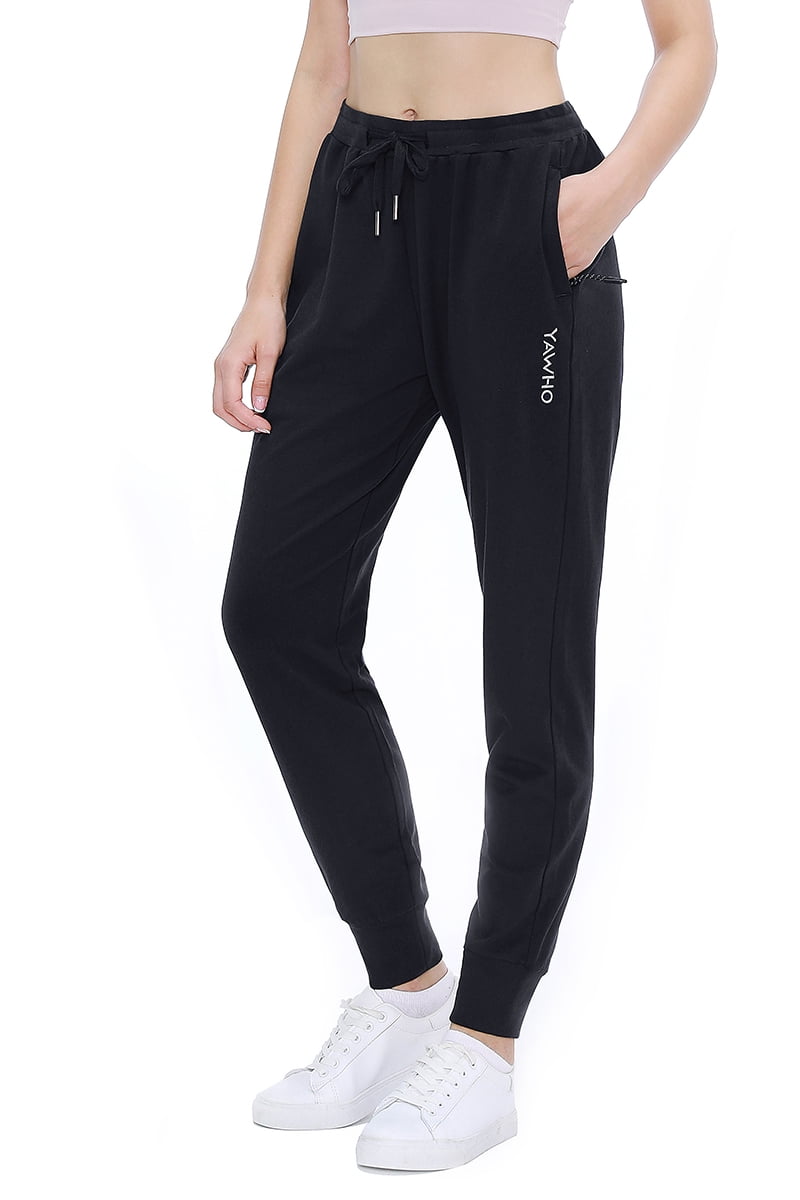 YAWHO Women's Joggers Active Sweatpants Athletic Jogging Pants Sport ...