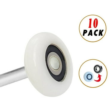 "DURA-LIFT Ultra-Quiet 2"" Nylon Garage Door Wheels with 13-Ball ...