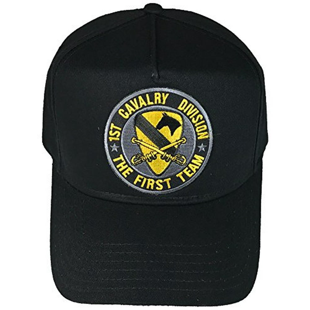 1ST CAVALRY DIVISION HAT - BLACK - Veteran Owned Business - Walmart.com ...