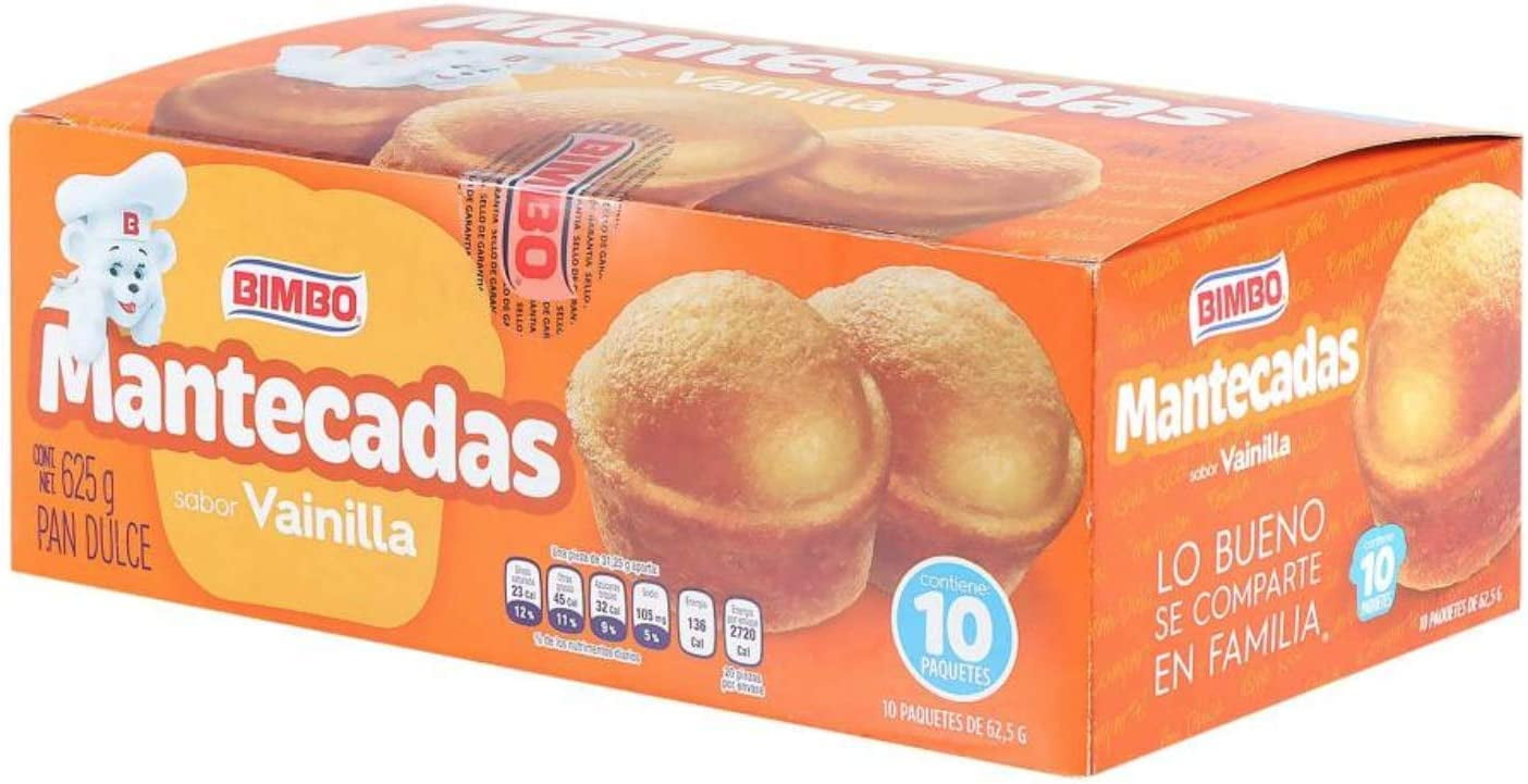 Mantecadas Bimbo Vainilla Bimbo O8-MX7X-7O93 | Walmart en línea