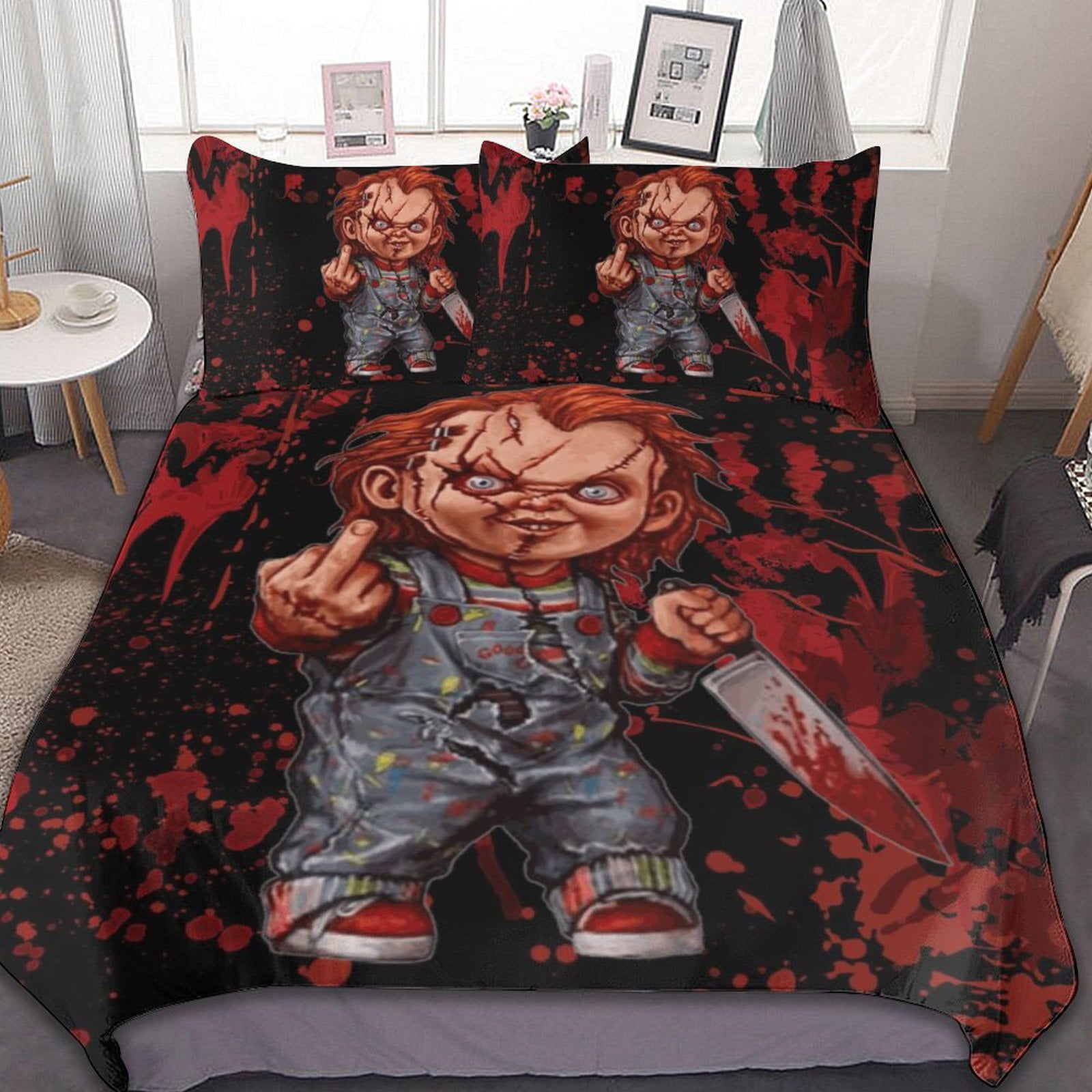 Click here for Yingd Chucky 3 Pcs Bed Sheets Set Breathable Duvet... prices