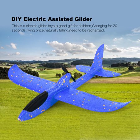 Foam Powered Flying Plane Assisted Glider Rechargeable Electric ...